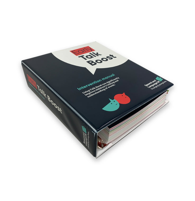 Early Talk Boost Intervention Manual – Speech and Language UK Shop