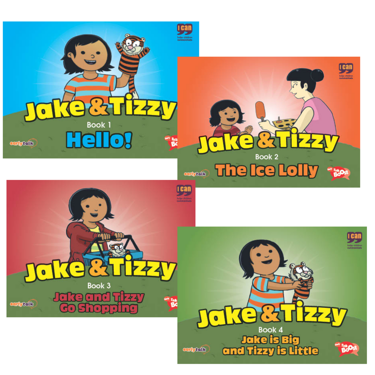 Jake and Tizzy Books (1-4) – Speech and Language UK Shop