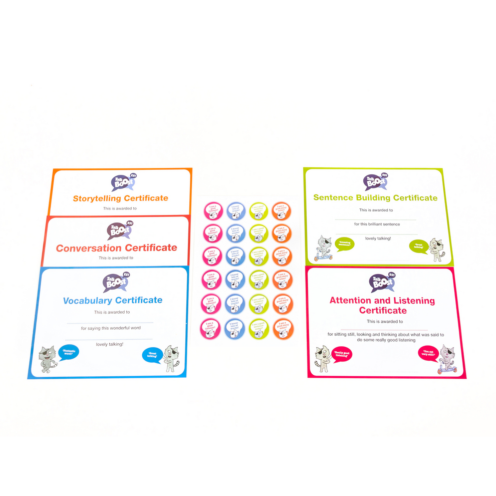 Talk boost KS1 Top-Up Sticker & Certificate Pack – Speech and Language ...